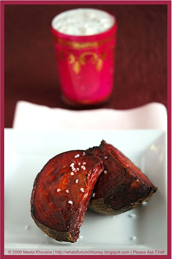 What's For Lunch Honey?: Healthy: Baked Beetroot with Apple-Horseradish Dip